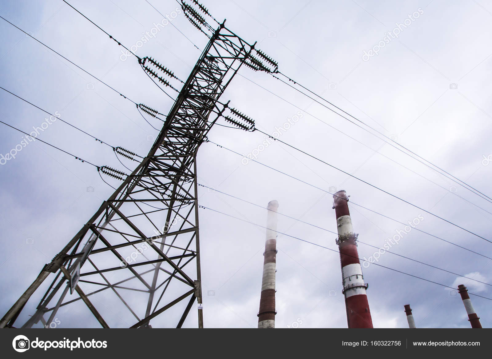 Industrial collage . Concept development production — Stock Photo ...