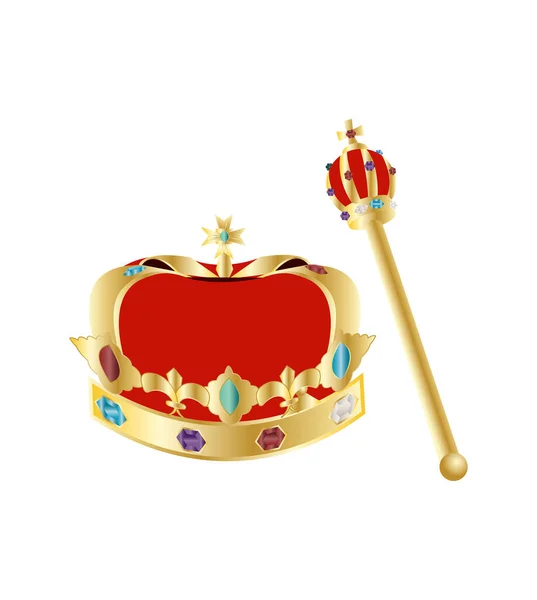 Crown And Scepter Clipart