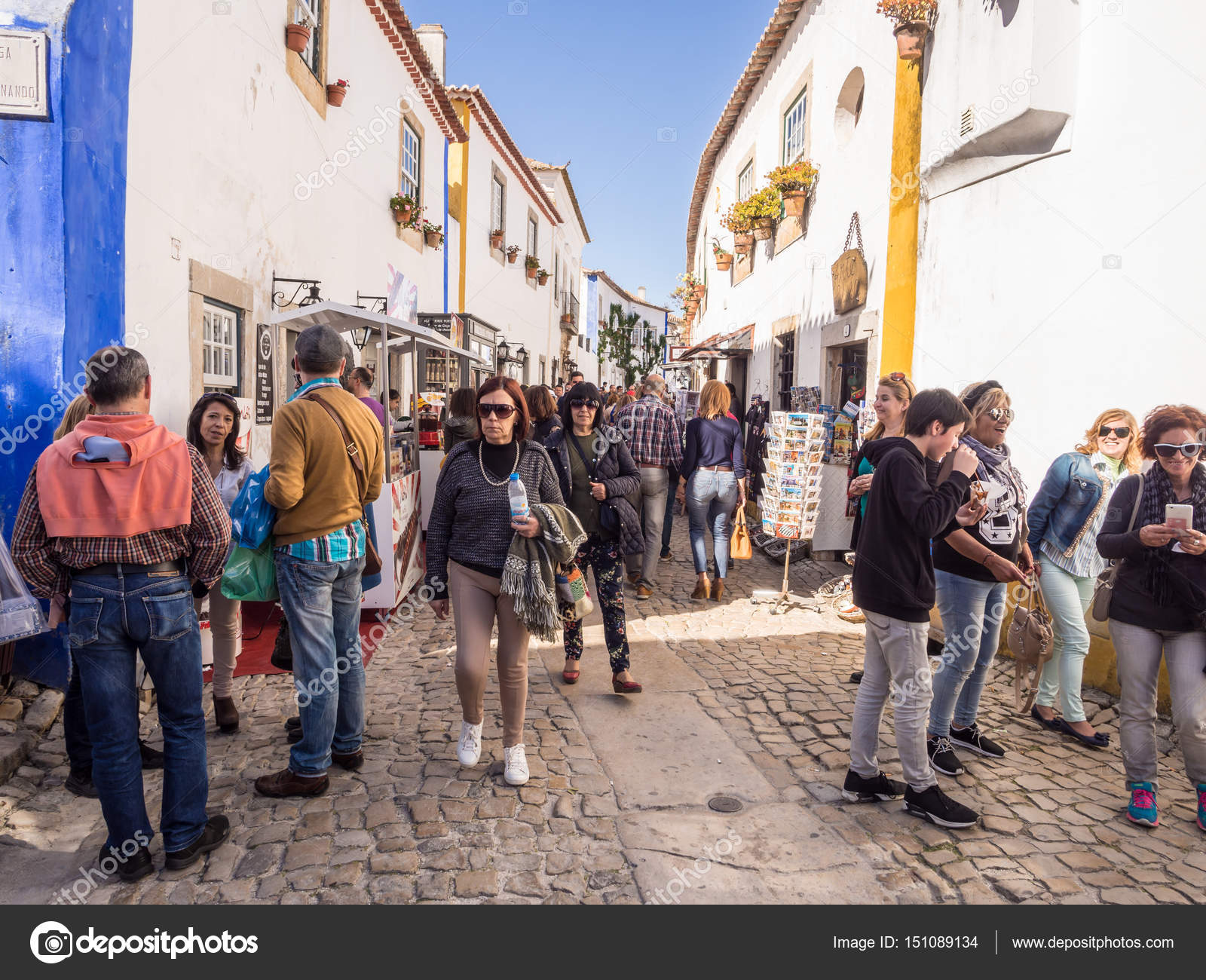Obidos during chocolate festival – Stock Editorial Photo © magdalena ...