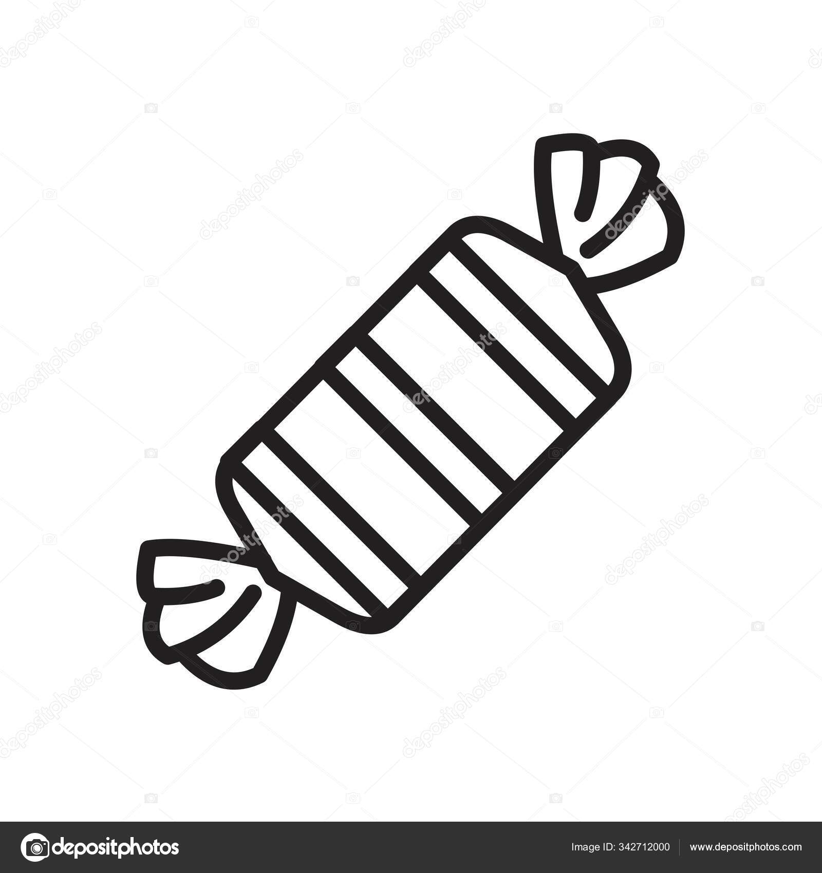 Toffee Icon template black color editable. Toffee Icon symbol Flat ...