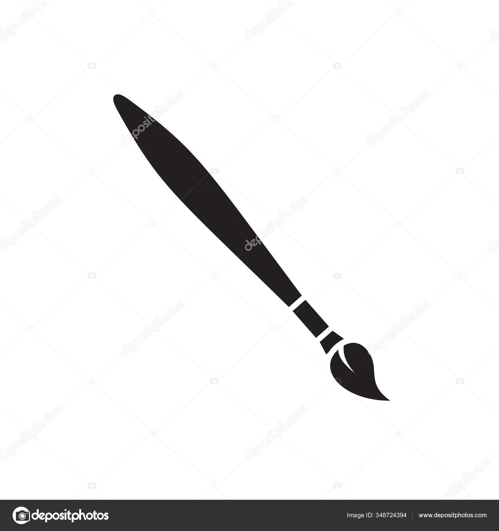 Paintbrush Icon Black