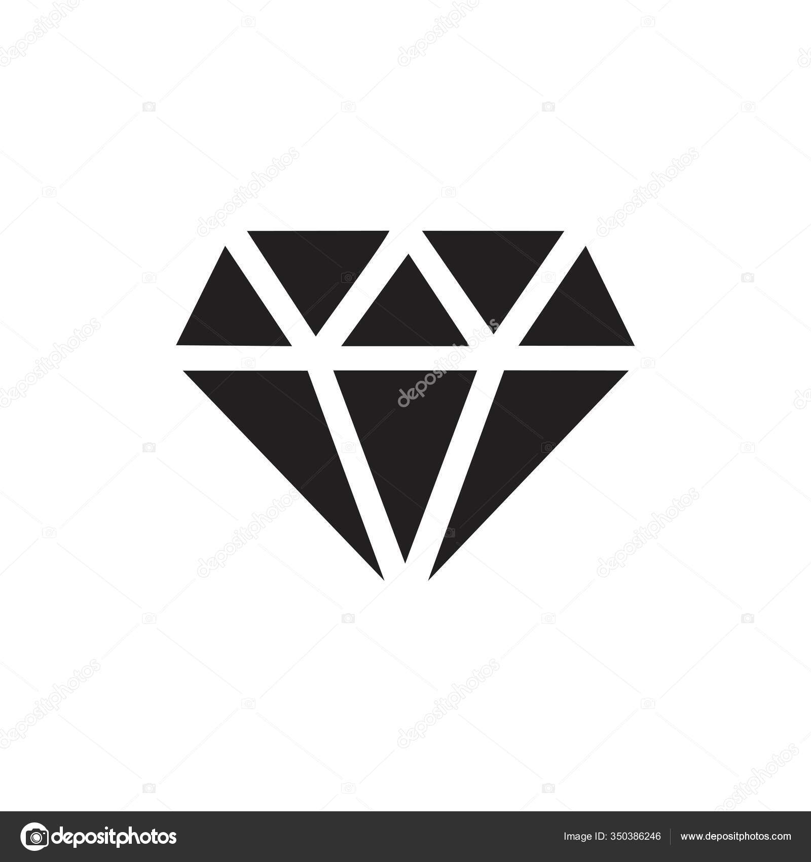 Diamond Vector Icon Template Black Color Editable Diamond Vector Icon ... Diamond Vector Icon Template Black Color Editable Diamond Vector Icon ...