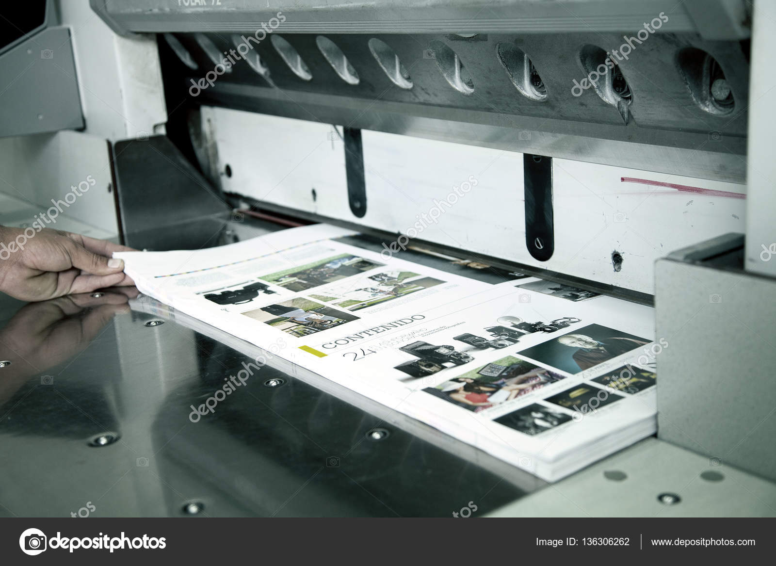 Printing processes machine — Stock Photo © camaralenta #136306262