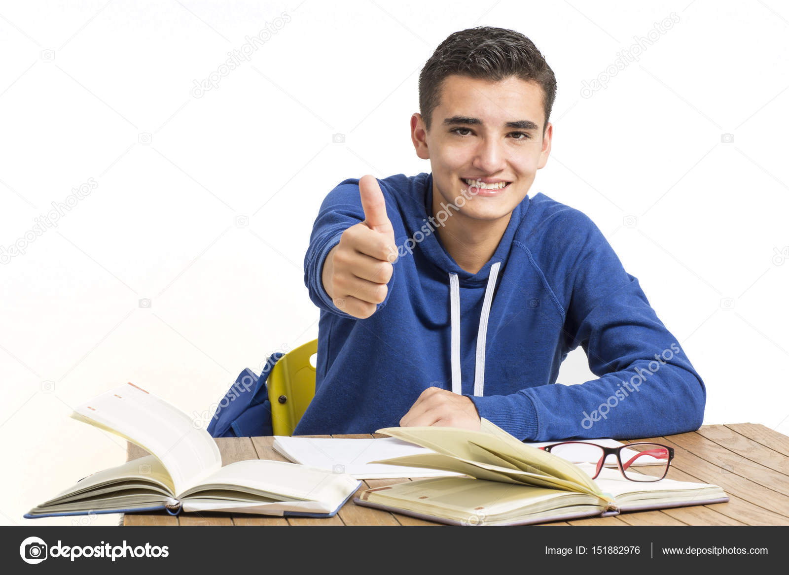 College student boy with good attitude ⬇ Stock Photo, Image by ...