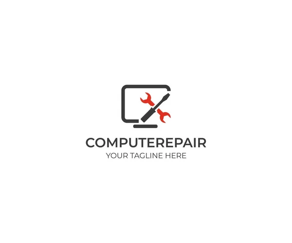Computer repair logo Vector Art Stock Images | Depositphotos