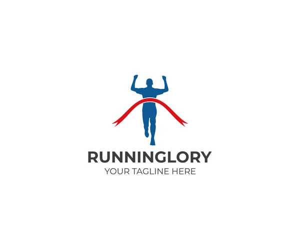 Runner Logo design Stock Vector Image by ©Sentavio #138569094