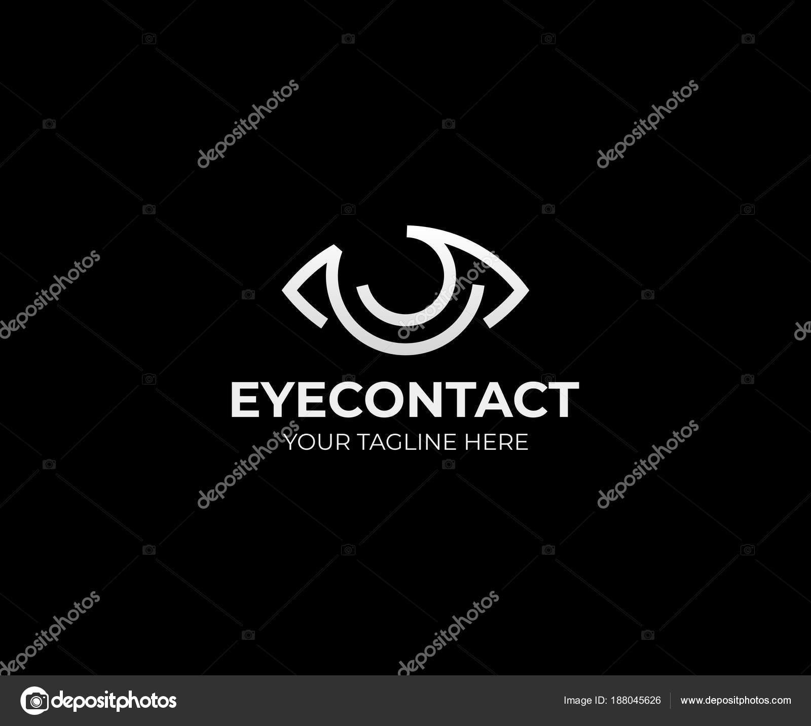 Eye Vision Logo Template Eyeball Vector Design Optical Logotype Stock ...