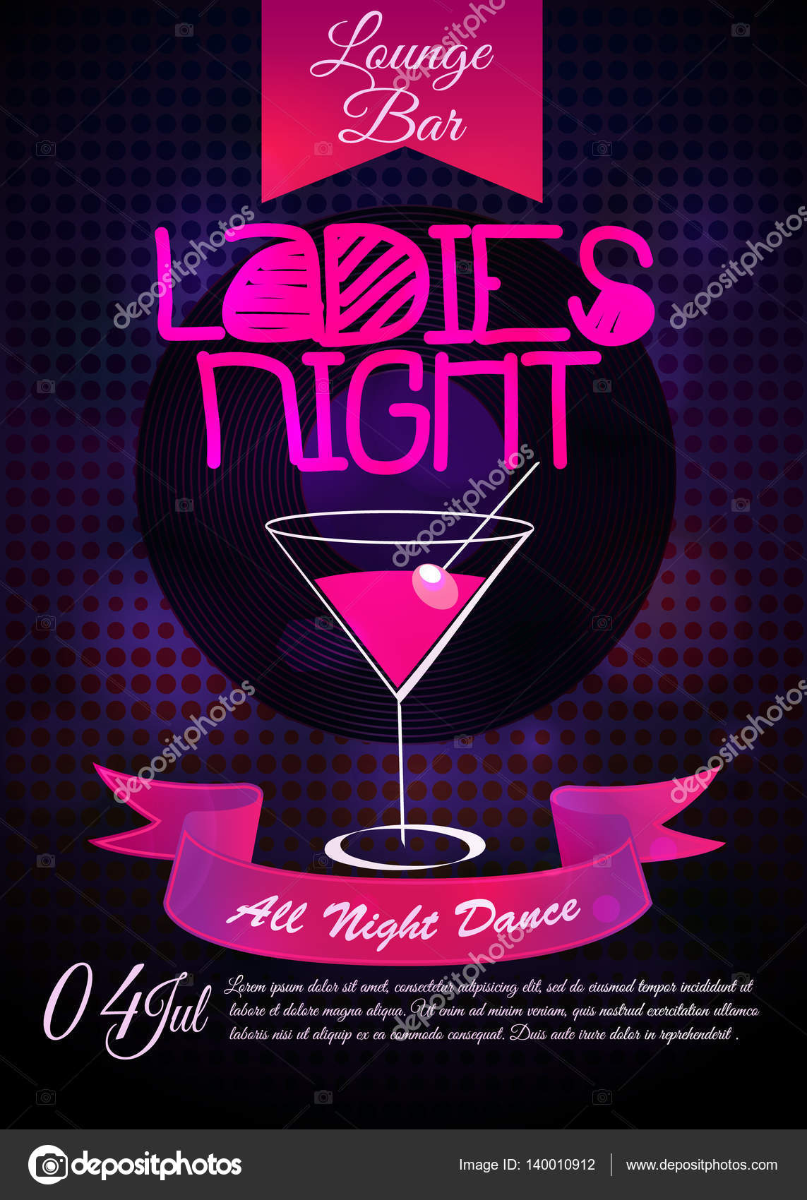Ladies Night Party Poster 260+ Ladies Night Poster Stock Photos,