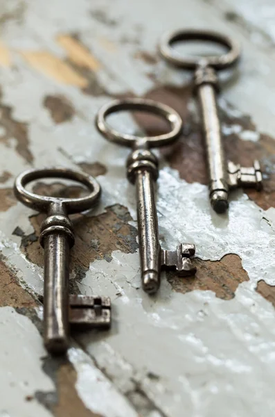 Old Rustic Keys Table — Stock Photo © racool_studio #405878310
