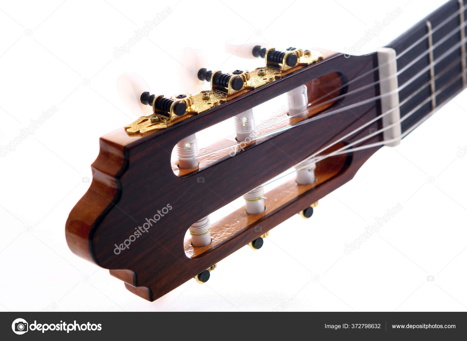 Acoustic Guitar White Background — Stock Photo © racool_studio #372798632