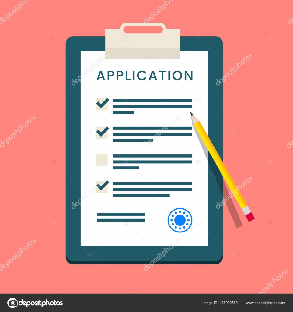 Application Form icon Stock Vector Image by ©ober-art #136992562