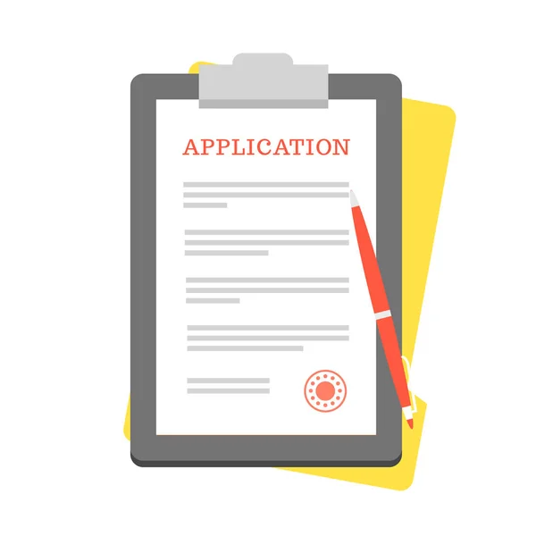 Application Form icon Stock Vector Image by ©ober-art #136992562
