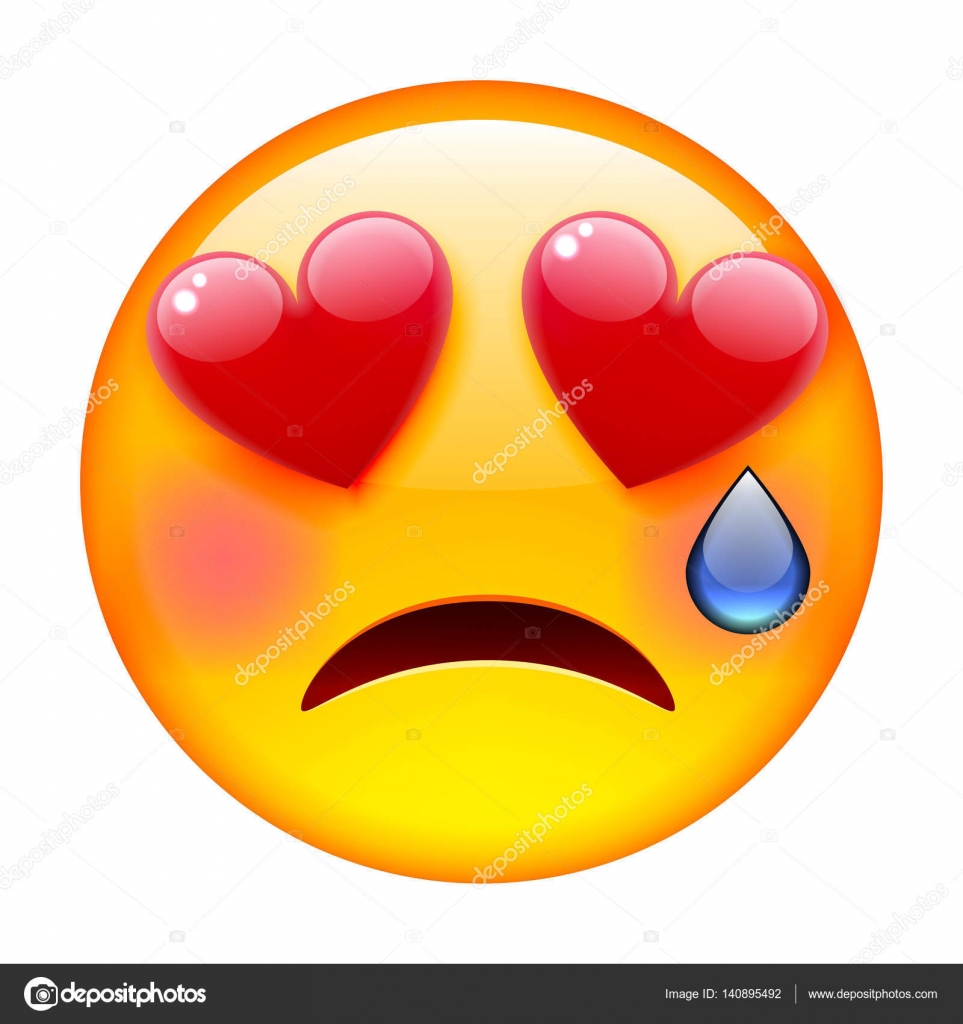 Love Crying Emoticon — Stock Vector © ober-art #140895492
