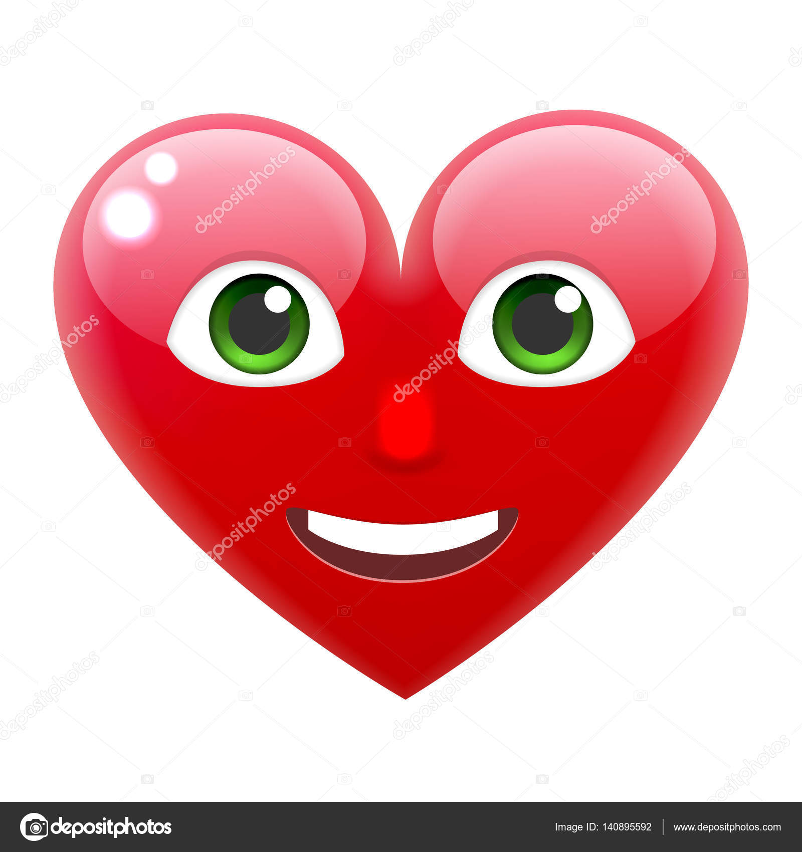 Smiling Heart Clipart
