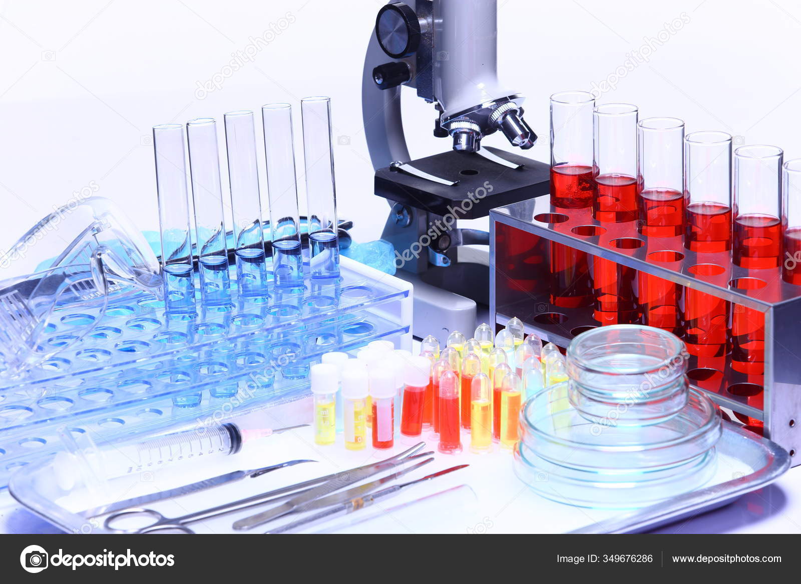 Set Research Development Kit Medial Tools Scientist Equipment ...