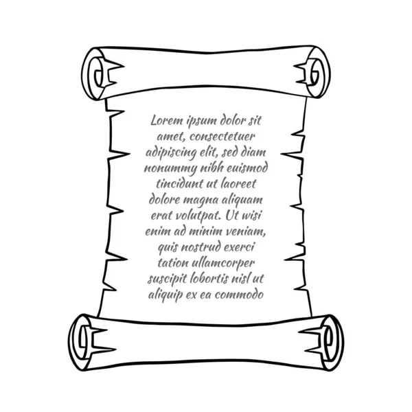 Scroll flat Vector Art Stock Images | Depositphotos