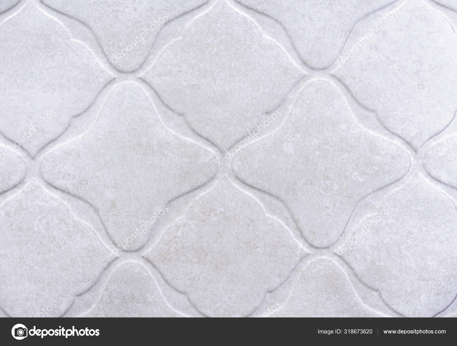 White embossed porcelain stoneware. Background and texture of porcelain ...