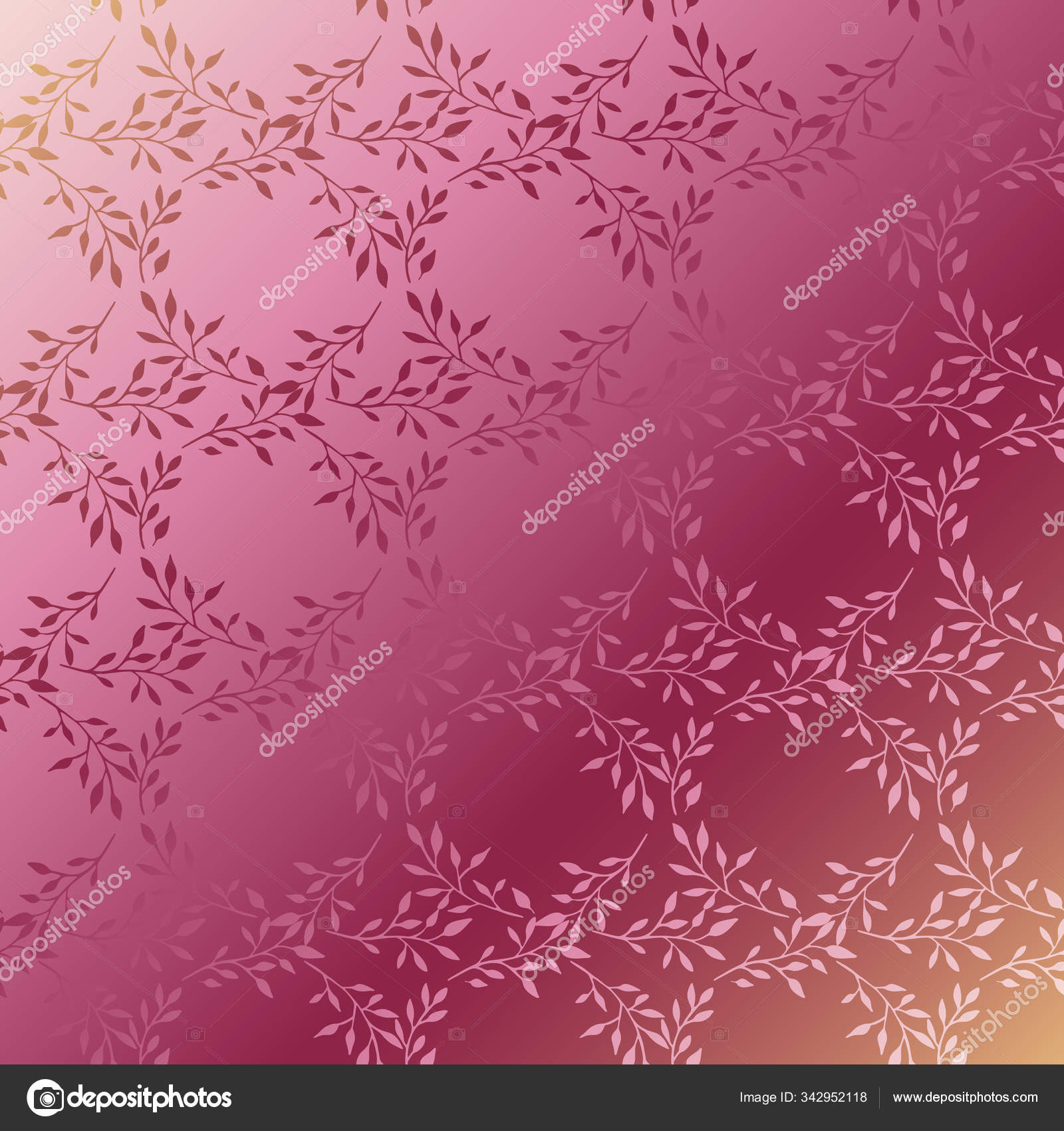 Leaves background pattern circle gradient Stock Vector Image by ©l ...