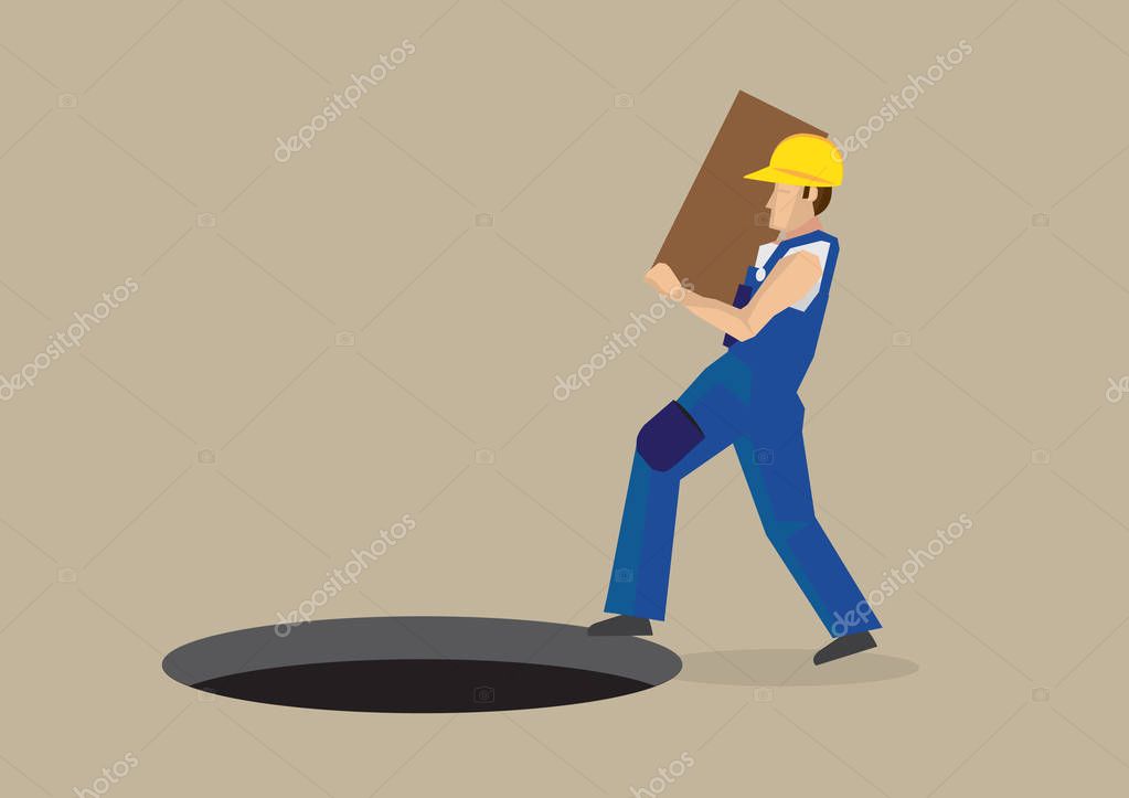 Accident At Work Cartoon Vector Illustration — Stock Vector © hofred ...