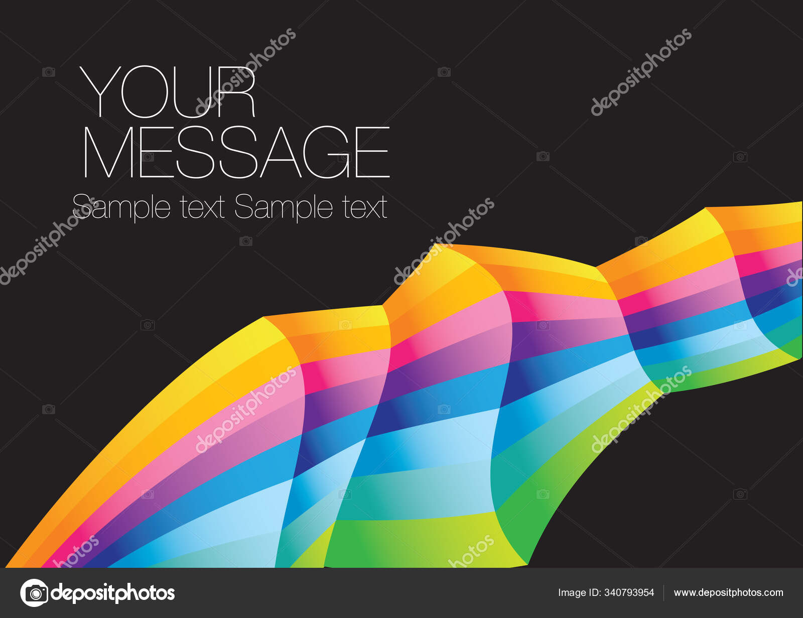 Rainbow colorful background layout Stock Vector Image by ©hofred #340793954