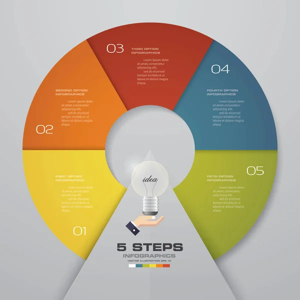 Steps Simple Editable Process Chart Infographics Element Eps Stock Vector by ©empty_vectorist ...