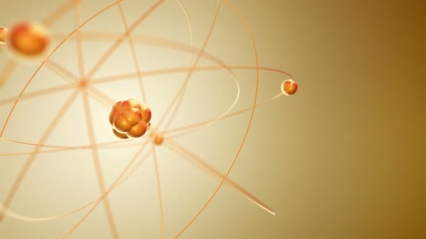Looping animation of atom. Stock Video Footage by ©3dmentat #78412678