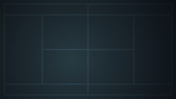 Animation Slow Rotation Racket Tennis Tennis Court Background Seamless ...