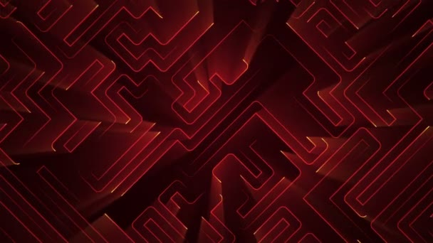 Abstract Technology Background Animation Circuit Electric Signal ...