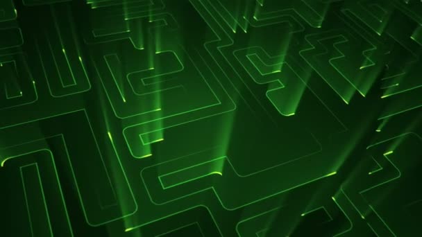 Abstract Technology Background Animation Circuit Electric Signal ...