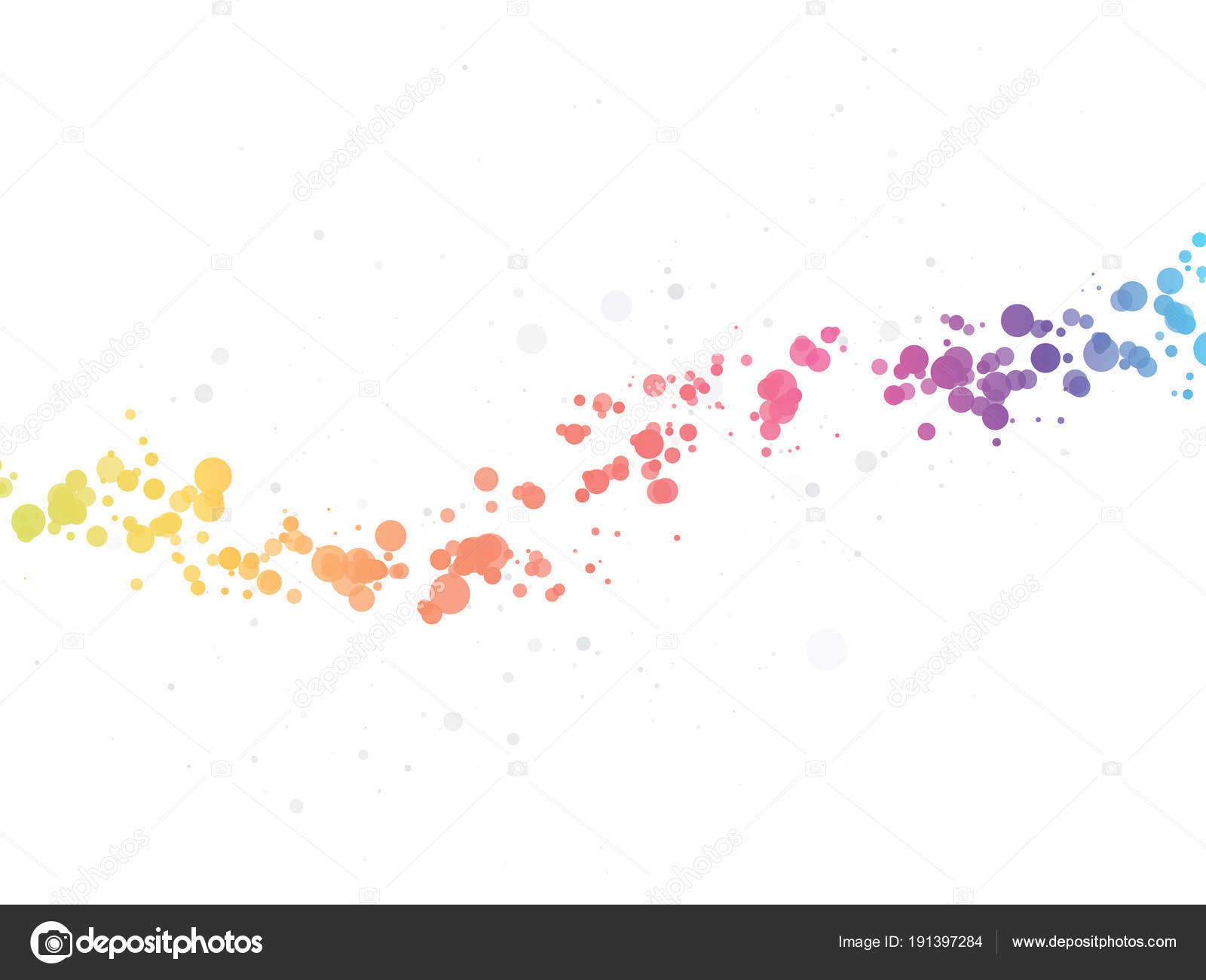 Beautifully color dots wave background Stock Vector Image by ©mimacz ...