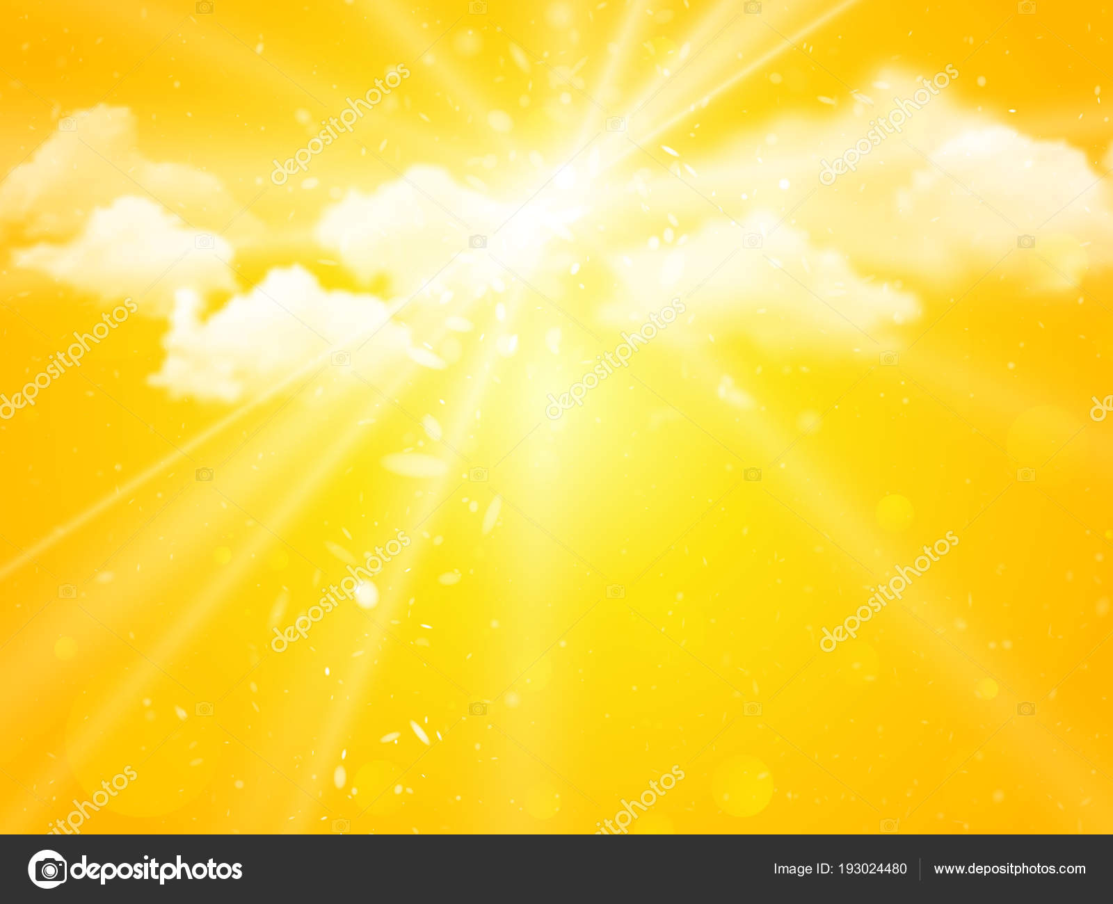 Sunshine sky abstract summer background Stock Vector by ©mimacz 193024480