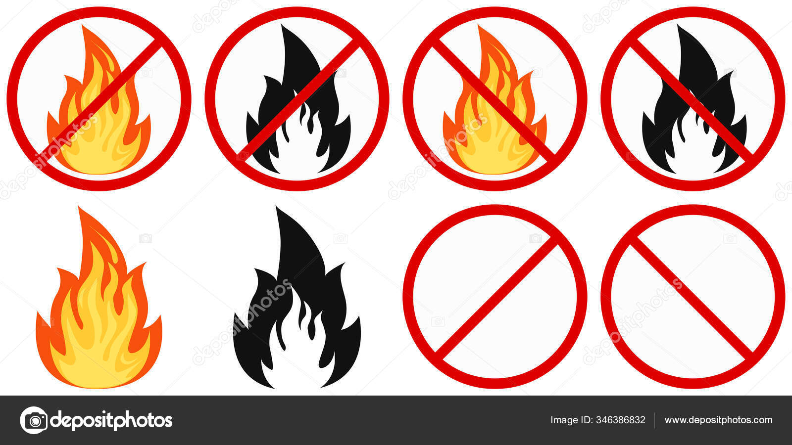 Circle Of Fire White Background