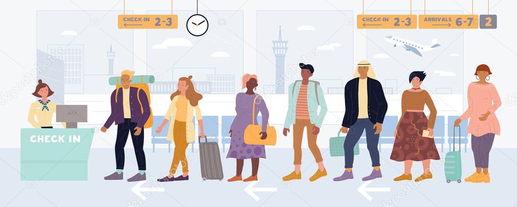 ᐈ Person stock pictures, Royalty Free cliparts queue people ...