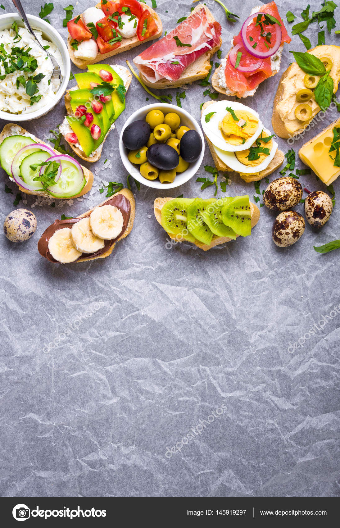 Sandwiches set background — Stock Photo © somegirl #145919297