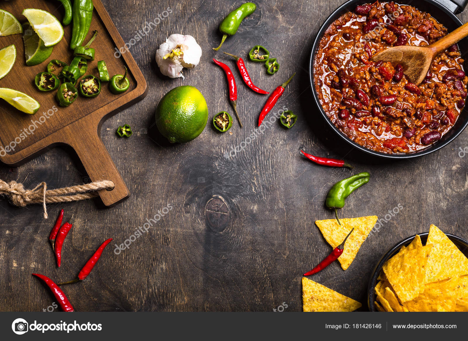 Chili con carne background ⬇ Stock Photo, Image by © somegirl #181426146