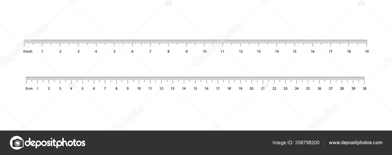 Regla 30 cm Vector de stock por ©Mandarinka1970 358798200