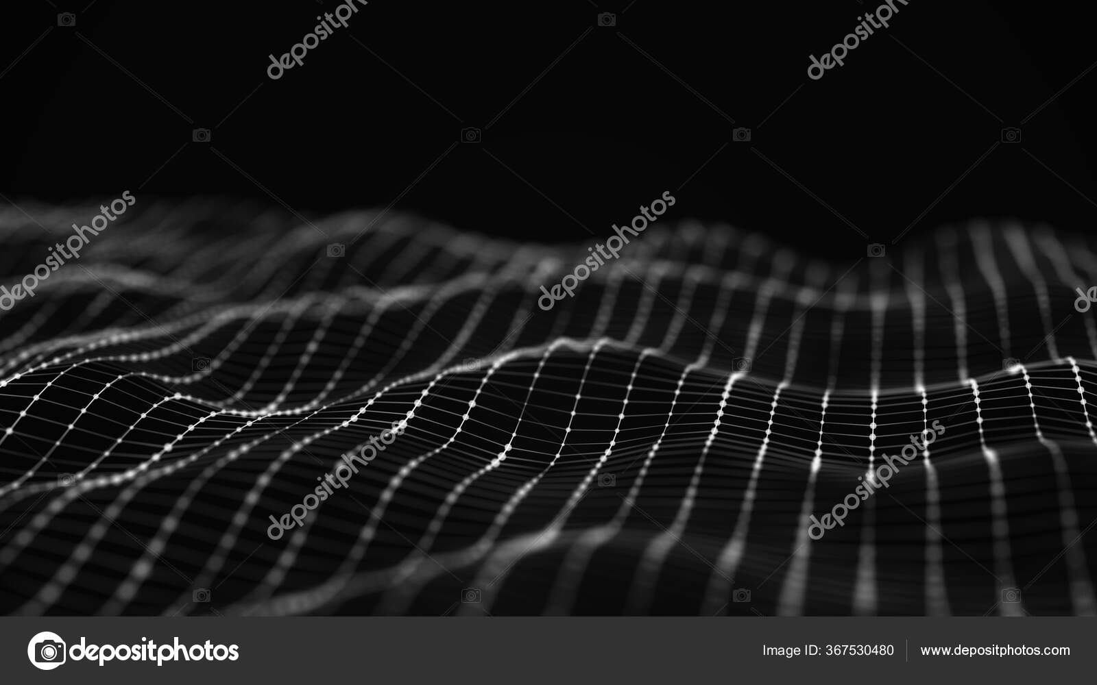 Abstract Technology Background Big Data Visualization Digital Dynamic ...