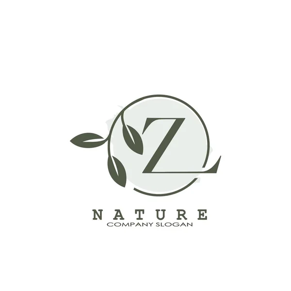 Z Letter Nature Floral Logo. Abstract vector logo design concept ...