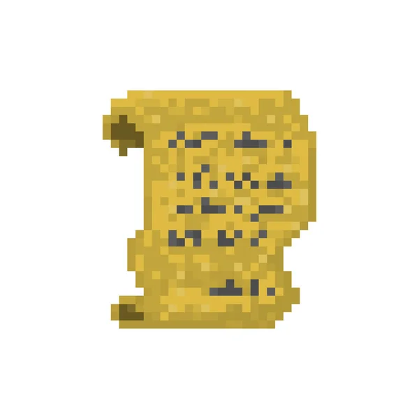 Pixel art scroll Vector Art Stock Images | Depositphotos