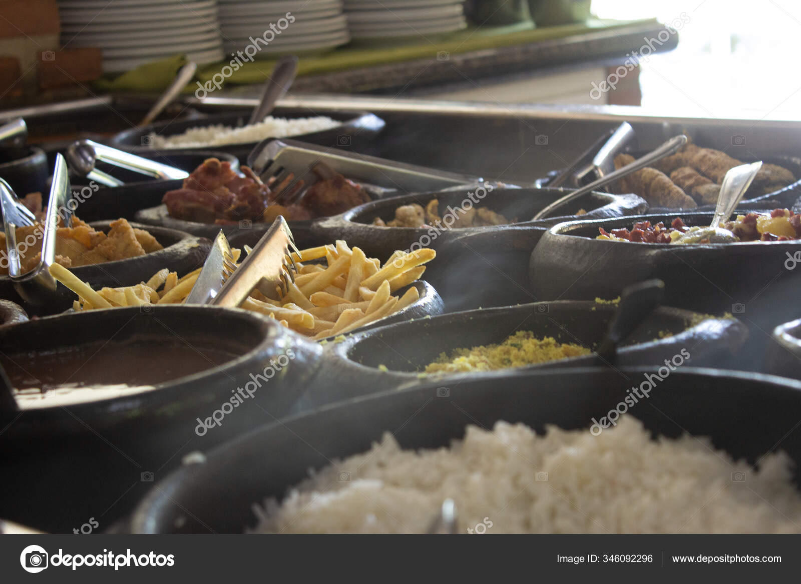 Free Buffet Self Service Restaurant Serve Wood Burning Stove Rice ...