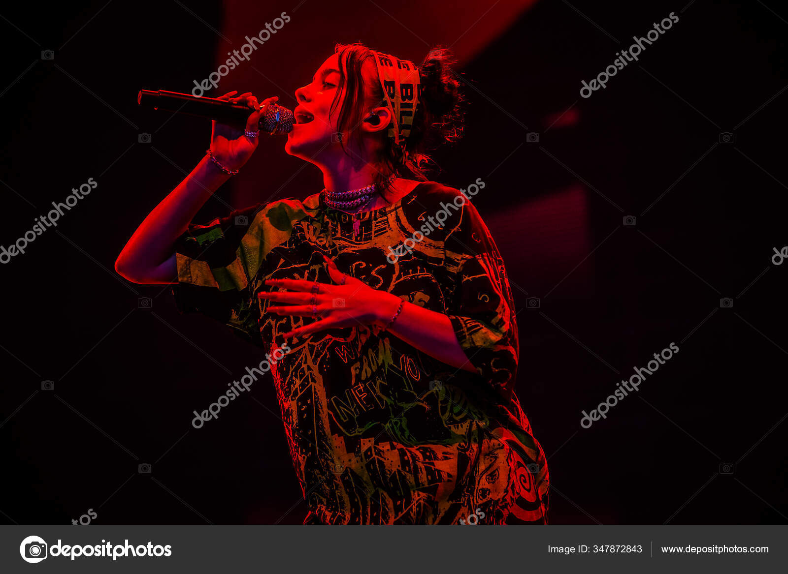 Billie Eilish Concert Setlist Lowlands Festival 2019 – Stock Editorial ...