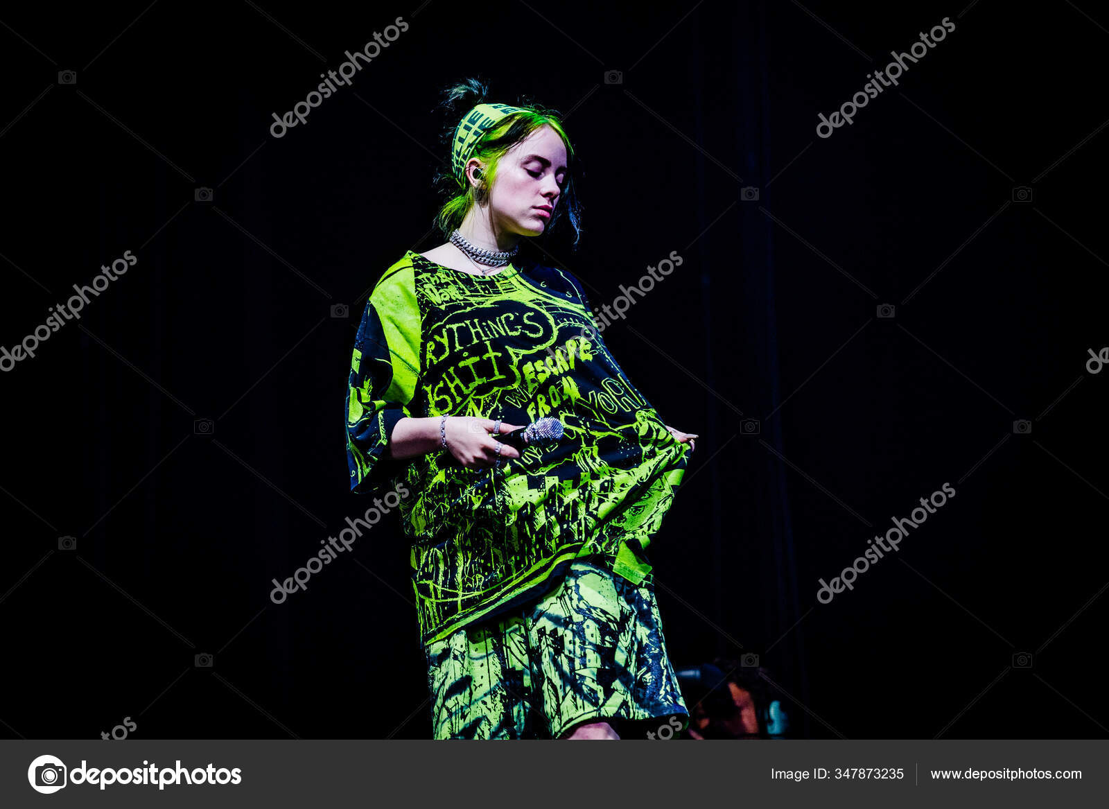 Billie Eilish Concert Setlist Lowlands Festival 2019 — Stock Editorial ...
