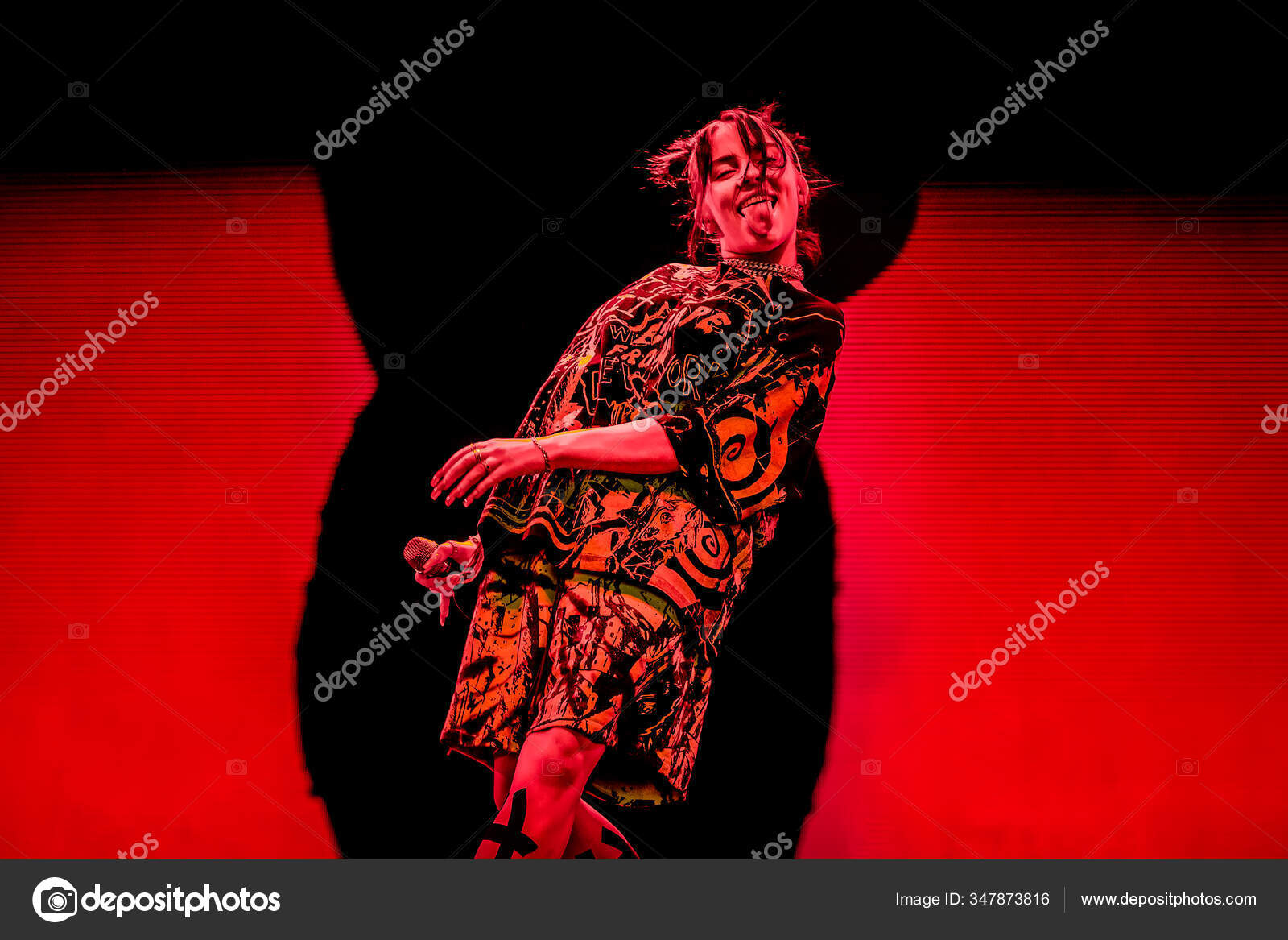 Billie Eilish Concert Setlist Lowlands Festival 2019 – Stock Editorial ...