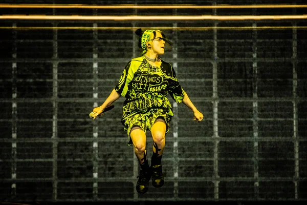 Billie Eilish Concert Setlist Lowlands Festival 2019 — Stock Redakční ...