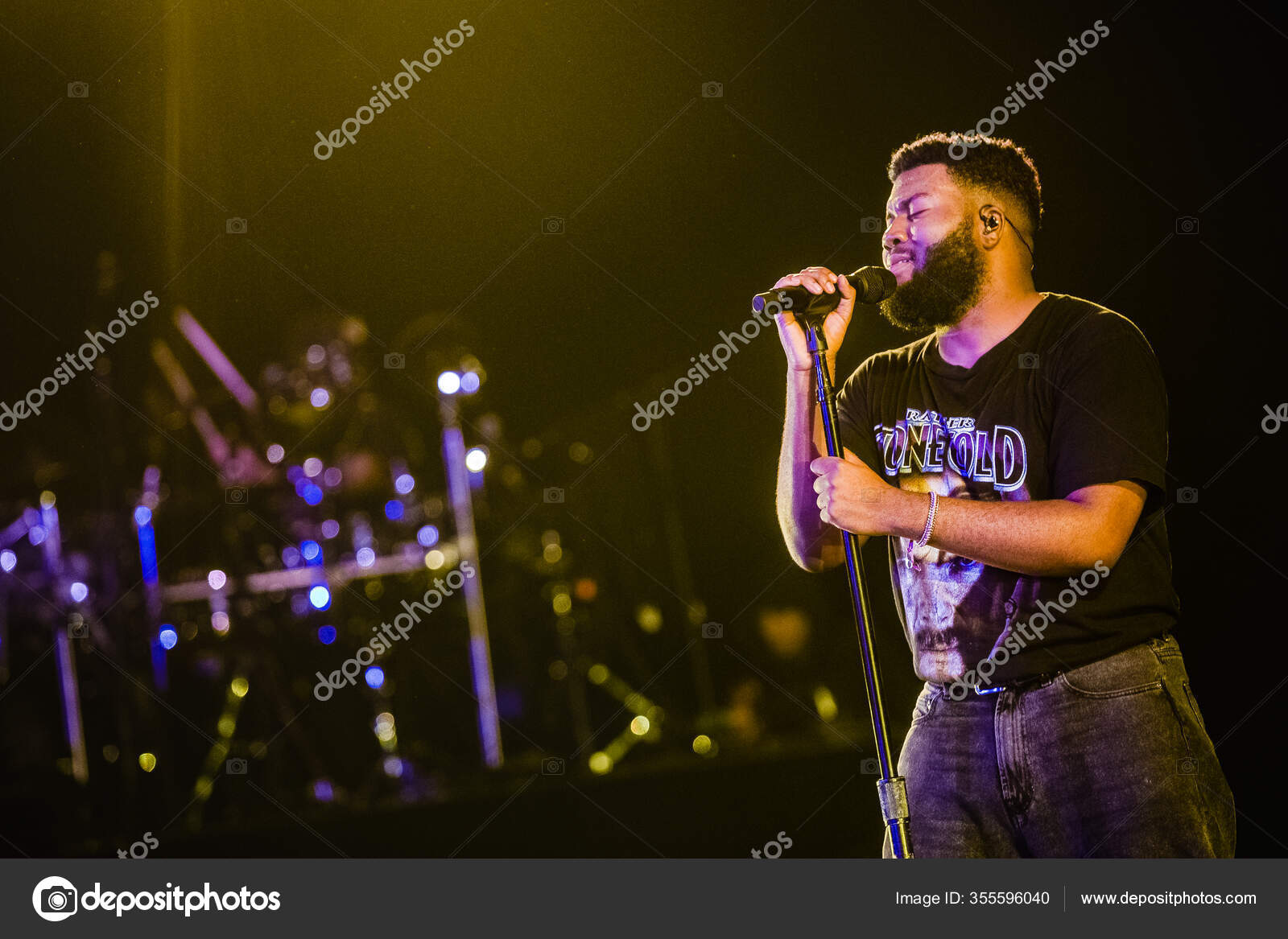 Singer Khalid Ziggo Dome October 2019 Amsterdam Netherlands — Stock ...