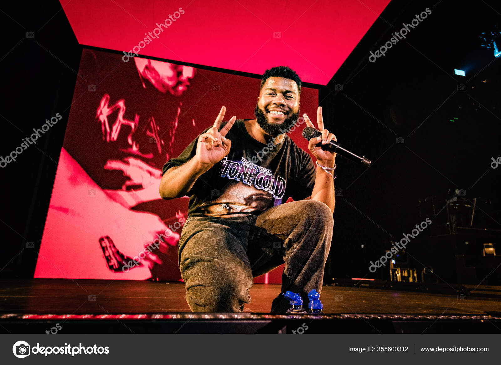 Singer Khalid Ziggo Dome October 2019 Amsterdam Netherlands – Stock ...