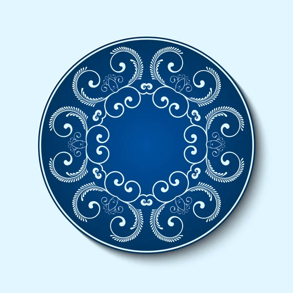 Plate Ornament Abstract Style Classic Plate Ornament Great Design Any ...