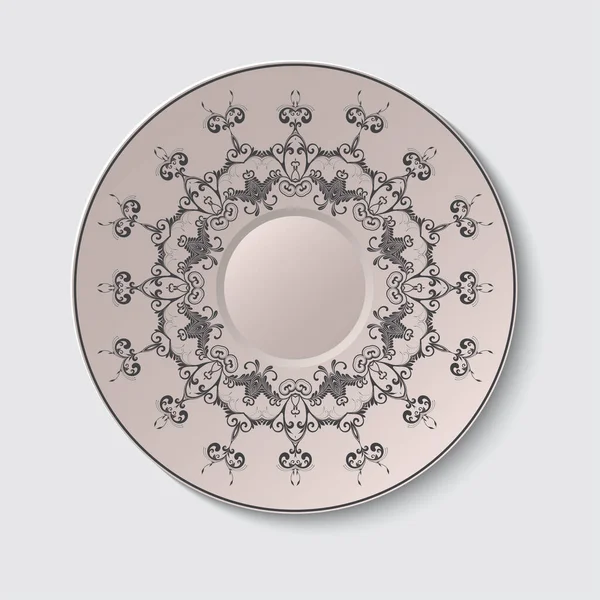 Plate Ornament Abstract Style Classic Plate Ornament Great Design Any ...