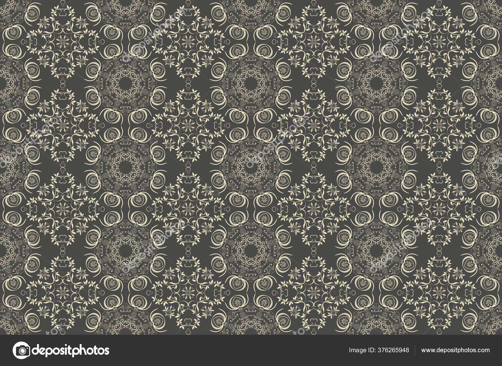 Seamless Ornament Background Wallpaper Pattern Stock Vector Image By ©smash338 376265948