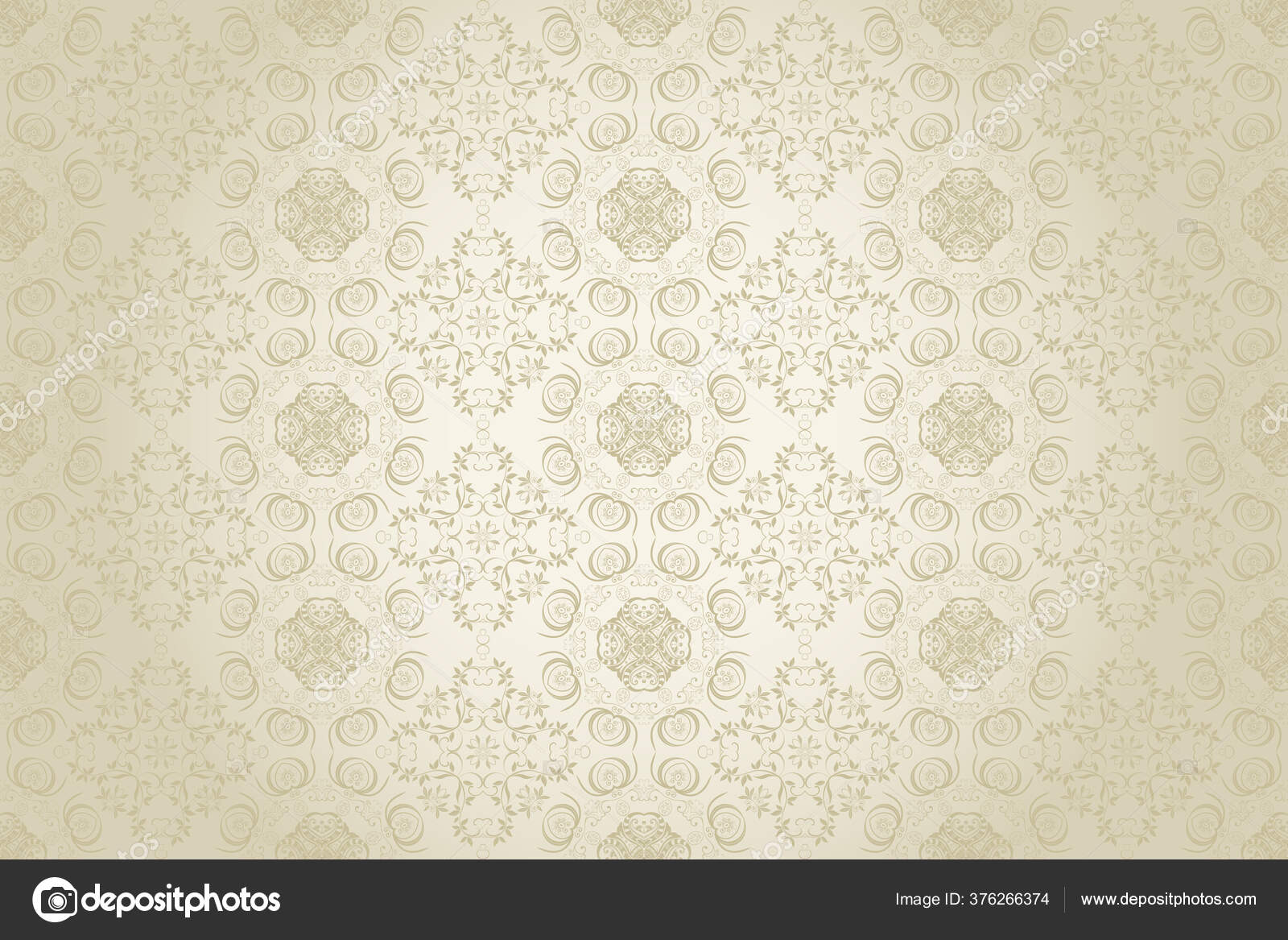 Seamless Ornament Background Wallpaper Pattern Stock Vector Image by ...